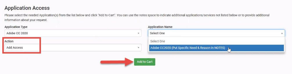 Employee Request for Adobe Access - Northern Virginia Community College